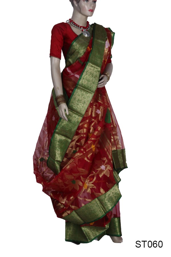 Ethnic Bengali Resham Silk Saree's – banglarsare