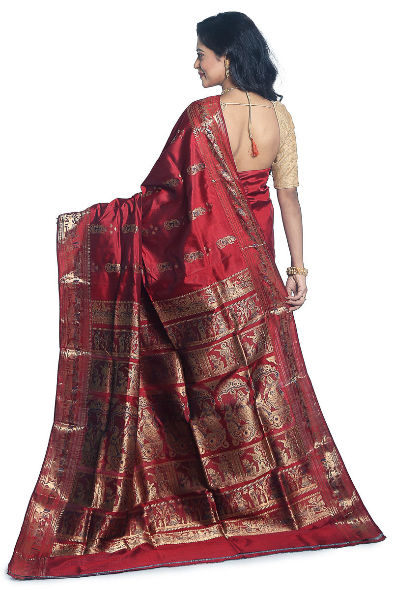 A Close Look At Bengal’s Pride : Baluchari Sarees – banglarsare