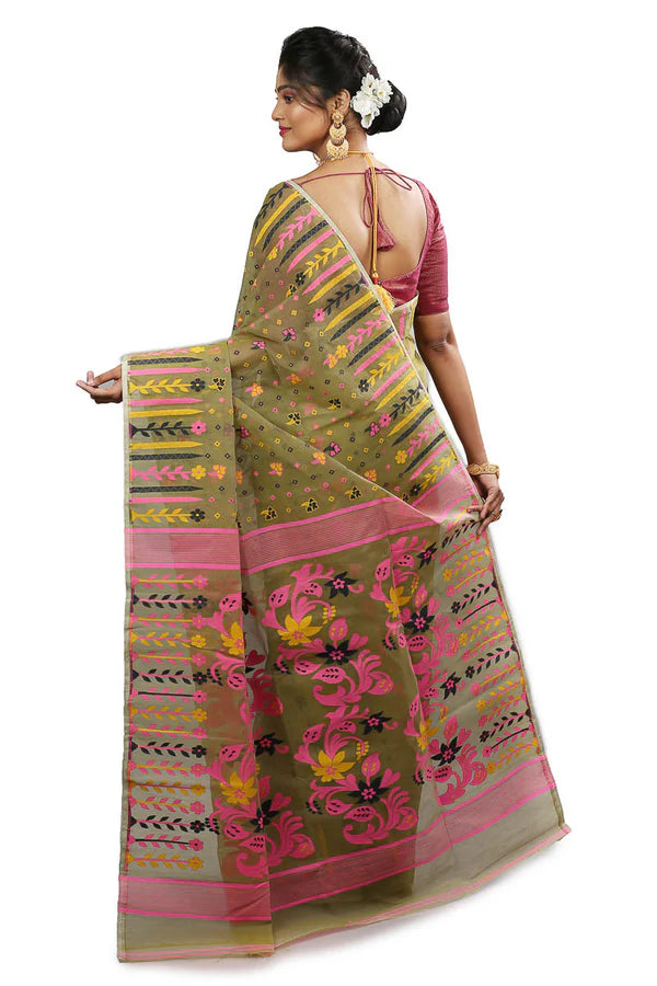 Dhakai Jamdani Sarees: A Timeless Tradition of Elegance – banglarsare