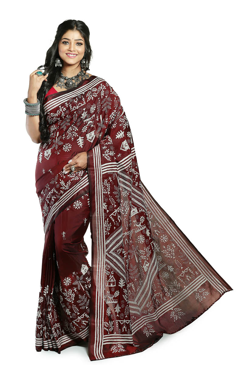 Kantha Stitch Saree: The Perfect Attire for Any Celebration – banglarsare